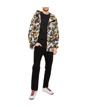 Kenzo Hooded Camouflage Casual Jacket
