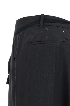 MAISON MARGIELA Raw-cut Wrap Skirt