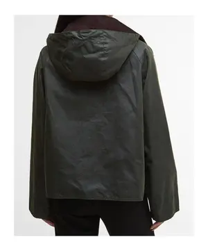 Barbour Hooded Corduroy Collar Jacket