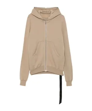 Rick Owens Gimp Zipped Hoodie - Beige