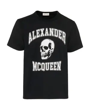 Alexander McQueen Logo Printed Crewneck T-shirt