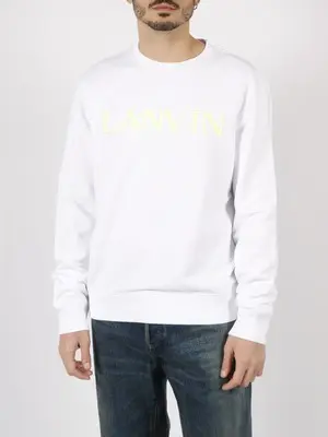 LANVIN Logo Round Neck Sweatshirt