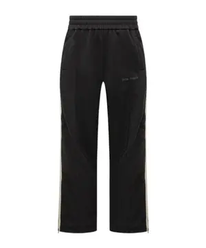 Palm Angels Side Striped Track Pants - Black