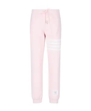 Thom Browne 4-bar Drawstring Sweatpants - Light Pink