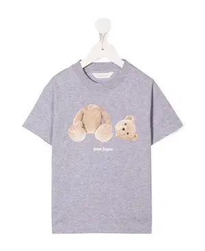 Palm Angels Bear Print Cotton T-shirt