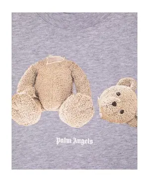 Palm Angels Bear Print Cotton T-shirt