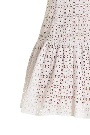 Michael Kors Eyelet Trimmed Spaghetti Strap Dress
