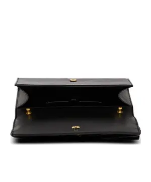 Balmain Shuffle Chain Crinkled Effect Wallet - Black