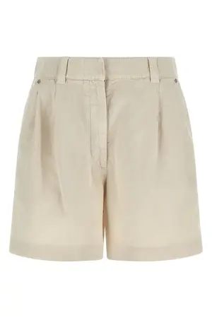 Brunello Cucinelli Monili Detailed Baggy Shorts - Beige