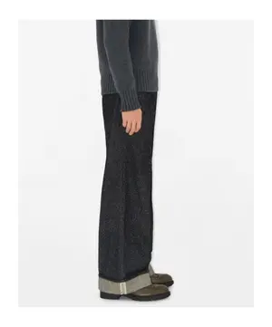 Burberry Straight-leg Jeans With Turn-up Hem