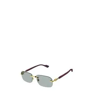 Gucci Rimless Rectangular Sunglasses - Gray
