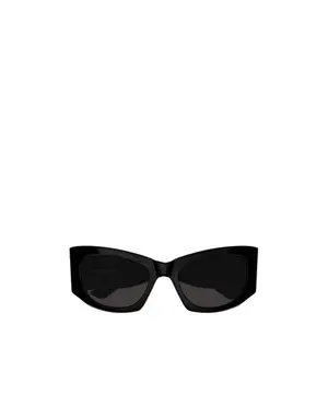 Balenciaga Rectangular Frame Sunglasses - Black
