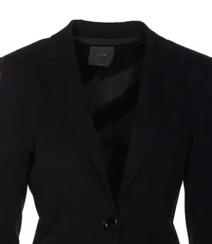 Pinko Single Breasted Tailored Blazer - Black