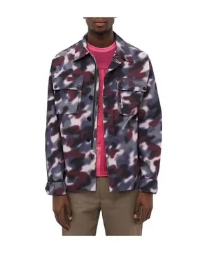 Kenzo Cloud Camouflage Print Casual Jacket