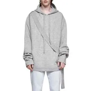 Off-White Logo Patch Drawstring Hoodie