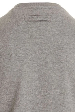 Zegna Logo-print Cotton Sweatshirt - Gray