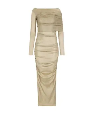 Dolce & Gabbana Lurex Mesh Calf-length Dress