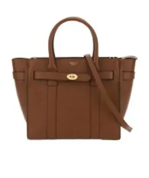 Mulberry Bayswater Zipped Small Tote Bag - Brown