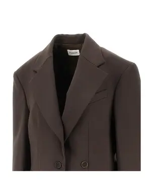 P.a.r.o.s.h Padded-shoulder Blazer