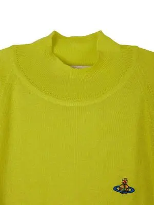 VIVIENNE WESTWOOD Orb Embroidered Short-sleeved Knitted Jumper