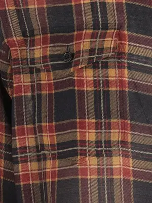 Saint Laurent Cassandre Checked Button-up Shirt