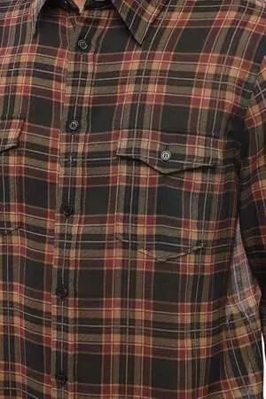 Saint Laurent Cassandre Checked Button-up Shirt