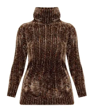 Dries Van Noten Long Sleeve High Neck Sweater - No