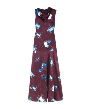Erdem Floral Print Sleeveless Maxi Dress