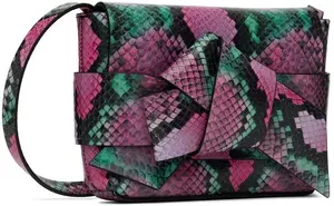 Acne Studios Snake Embossed Shoulder Bag