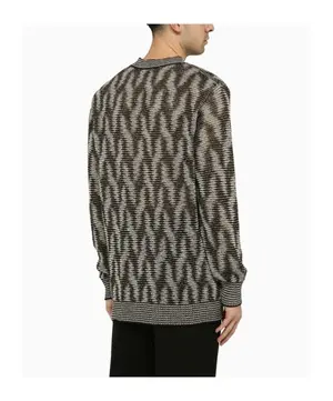 Dries Van Noten Jacquard Loose Fit Jumper