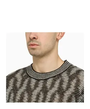 Dries Van Noten Jacquard Loose Fit Jumper