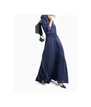 Giorgio Armani Elasticated-waist Day Dress