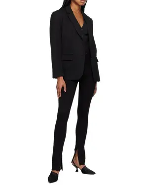 ANINE BING High-rise Skinny Trousers With Split Hem