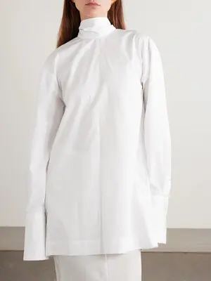 Dries Van Noten Long Sleeve High Neck Top