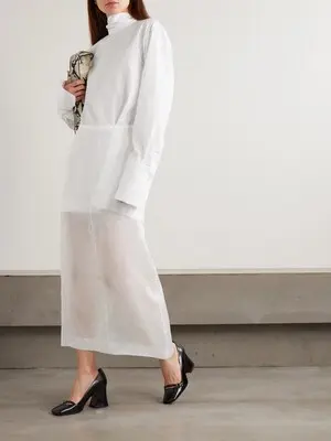 Dries Van Noten Long Sleeve High Neck Top