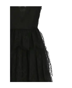 Dior Lace Tiered Midi Dress
