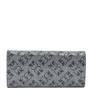 Pinko Logo Plaque Embellished Clutch Bag