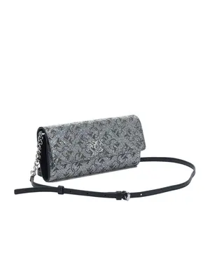 Pinko Logo Plaque Embellished Clutch Bag