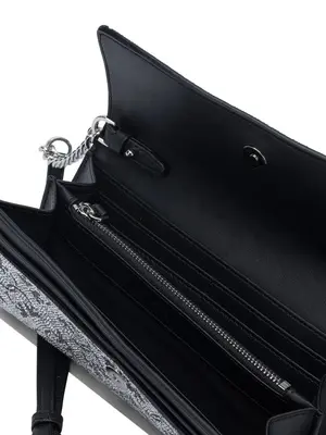 Pinko Logo Plaque Embellished Clutch Bag