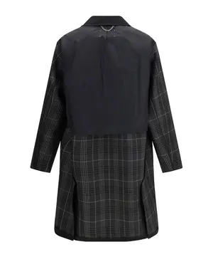 MAISON MARGIELA Straight Hem Buttoned Coat