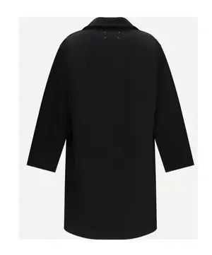MAISON MARGIELA Straight Hem Buttoned Coat