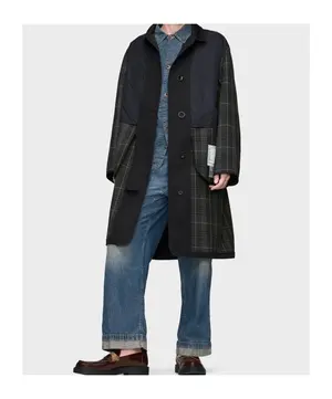 MAISON MARGIELA Straight Hem Buttoned Coat