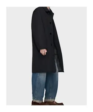 MAISON MARGIELA Straight Hem Buttoned Coat