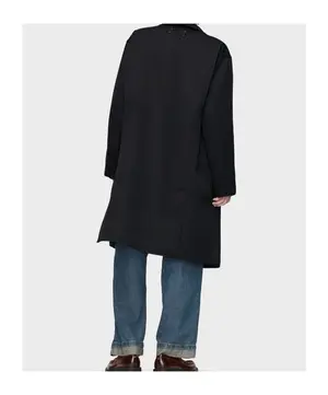 MAISON MARGIELA Straight Hem Buttoned Coat