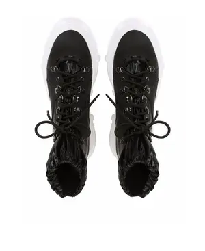 Dolce & Gabbana Lace-up Ankle Boots With Logo