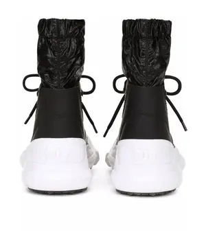 Dolce & Gabbana Lace-up Ankle Boots With Logo