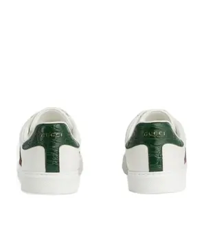 Gucci Ace Low-top Sneakers With Ribbon Detail - White