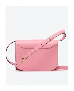 Delvaux Lingot Shoulder Bag With Oversized D-clasp - Pink