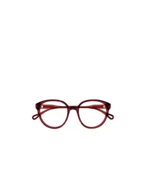 Chloé Round Frame Eyeglasses - Red