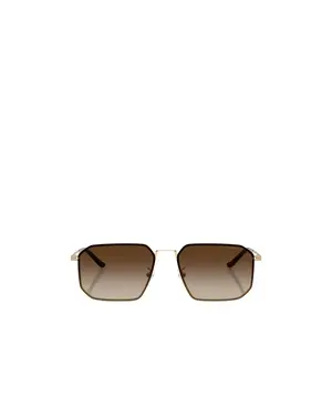 Emporio Armani Geometric Frame Sunglasses
